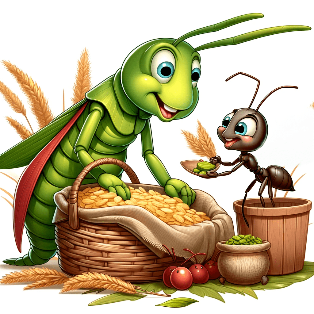 The Ant and the Grasshopper - Mini Bedtime Stories