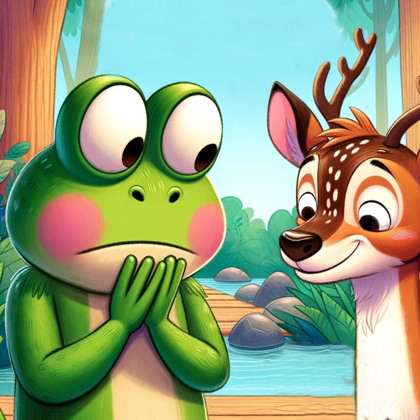 Danny Deer and Freddy Frog's Big Scare | Mini Bedtime Stories