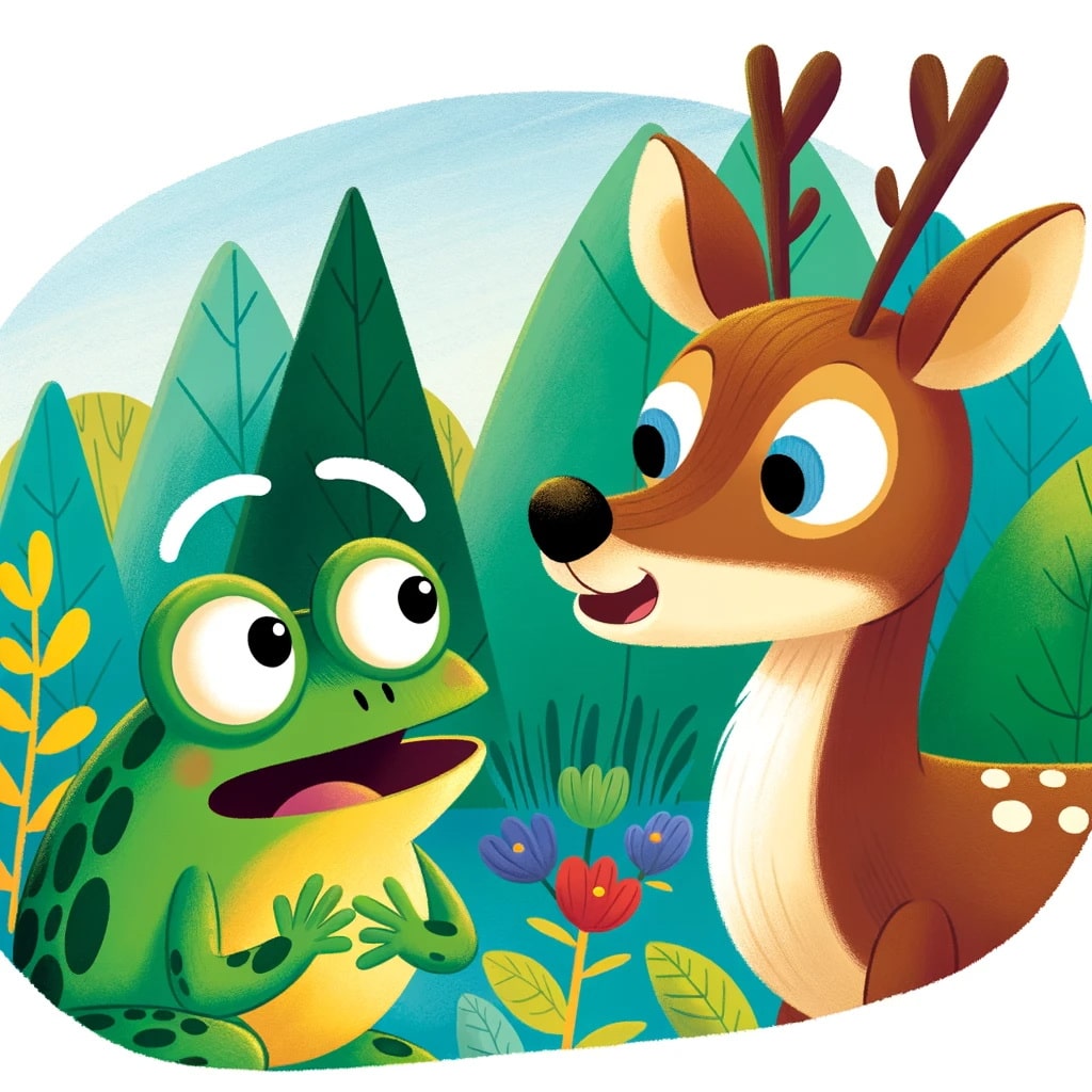 Danny Deer and Freddy Frog's Big Scare | Mini Bedtime Stories
